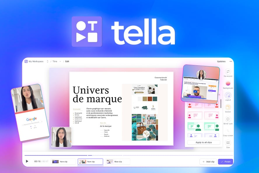 Tella.tv - Un outil incroyable pour enregistrer son écran en vidéo